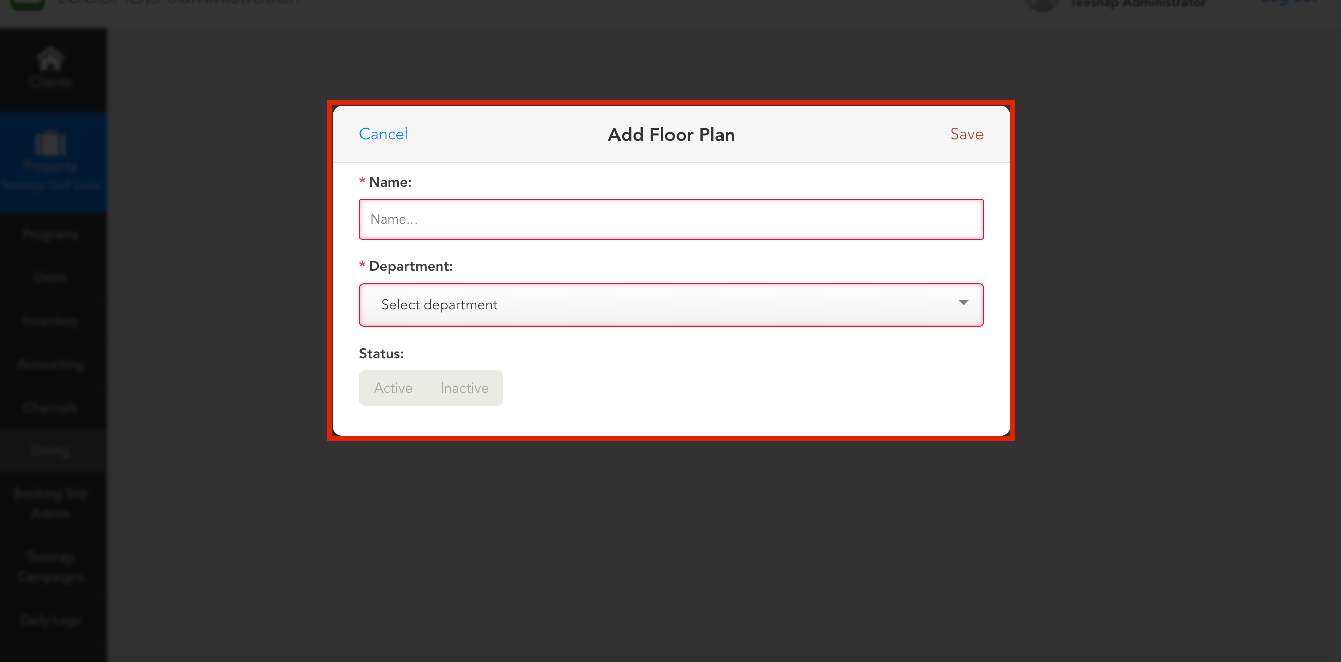 How to add a Floor Plan/Table Layout